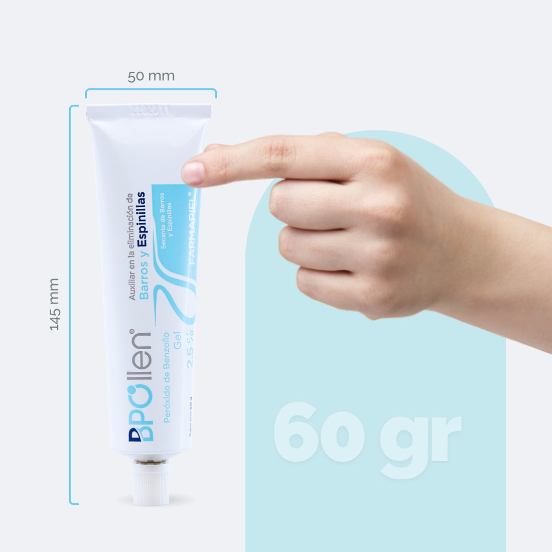 Bpollen Peróxido de Benzoilo Gel 2.5% - 60g – Tienda Farmapiel
