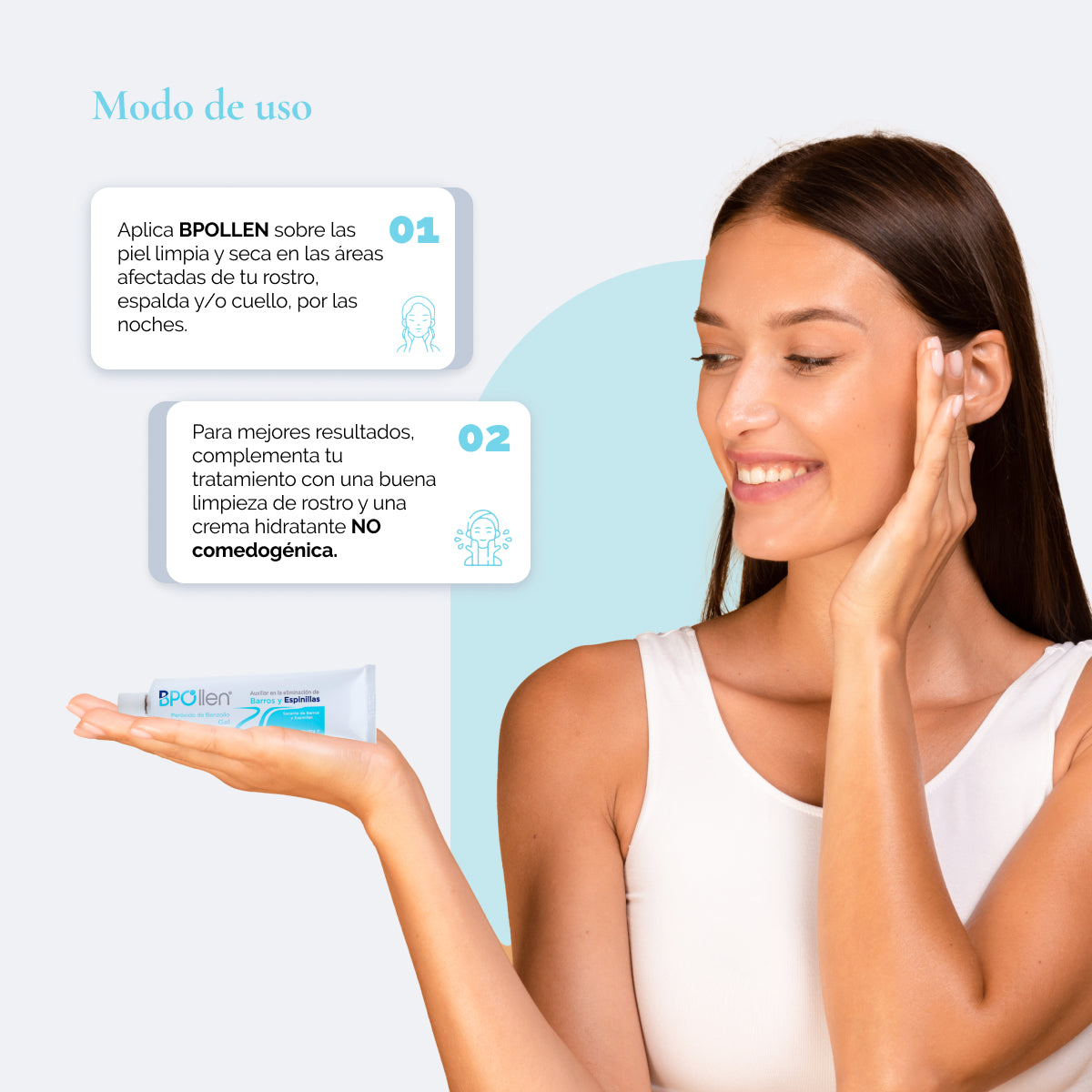 Bpollen Peróxido de Benzoilo Gel 2.5% - 60g – Tienda Farmapiel
