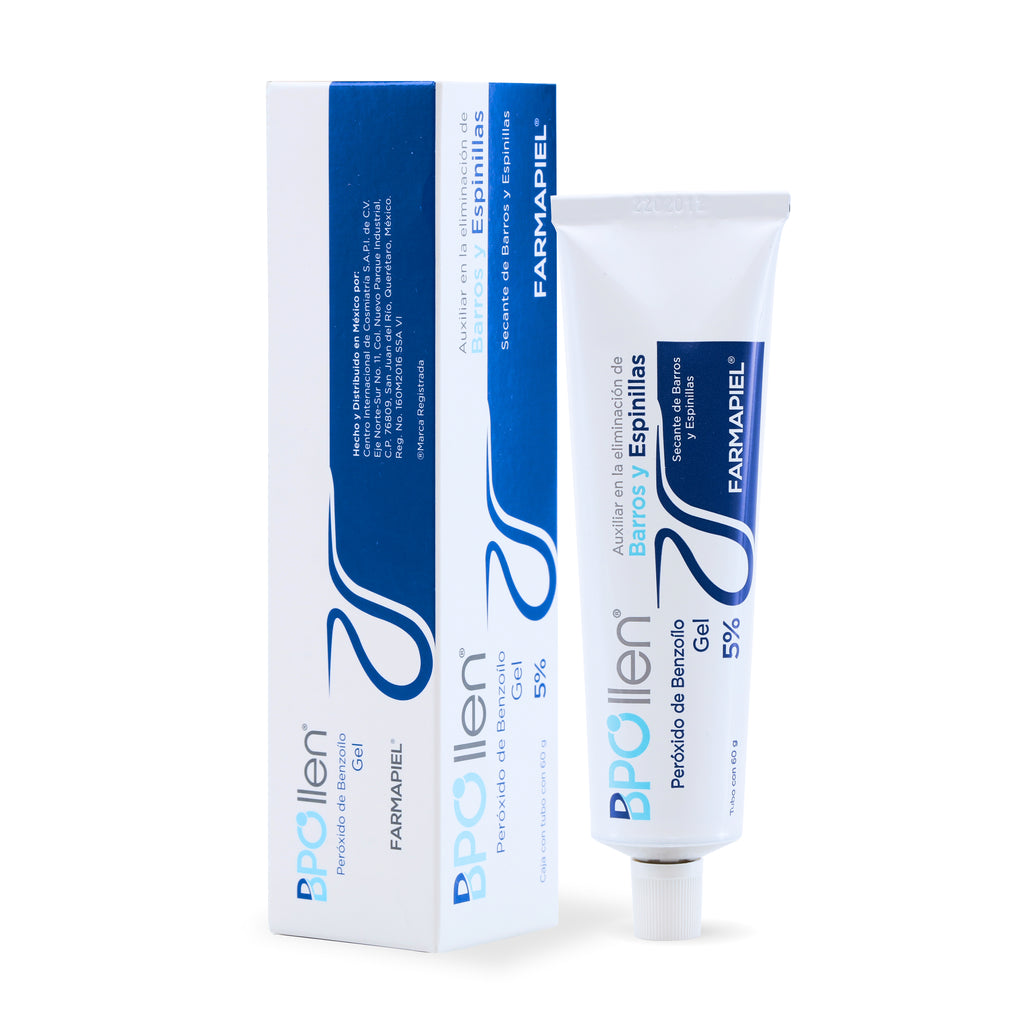 Bpollen Peróxido de Benzoilo Gel 5% - 60g – Tienda Farmapiel