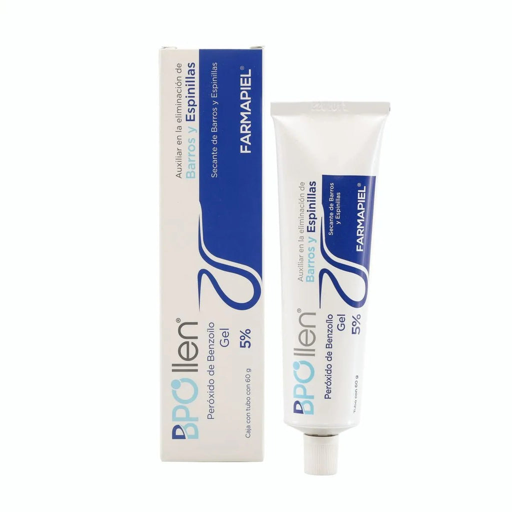 Bpollen - Peróxido de Benzoílo Gel 5% - 60g – Tienda Farmapiel